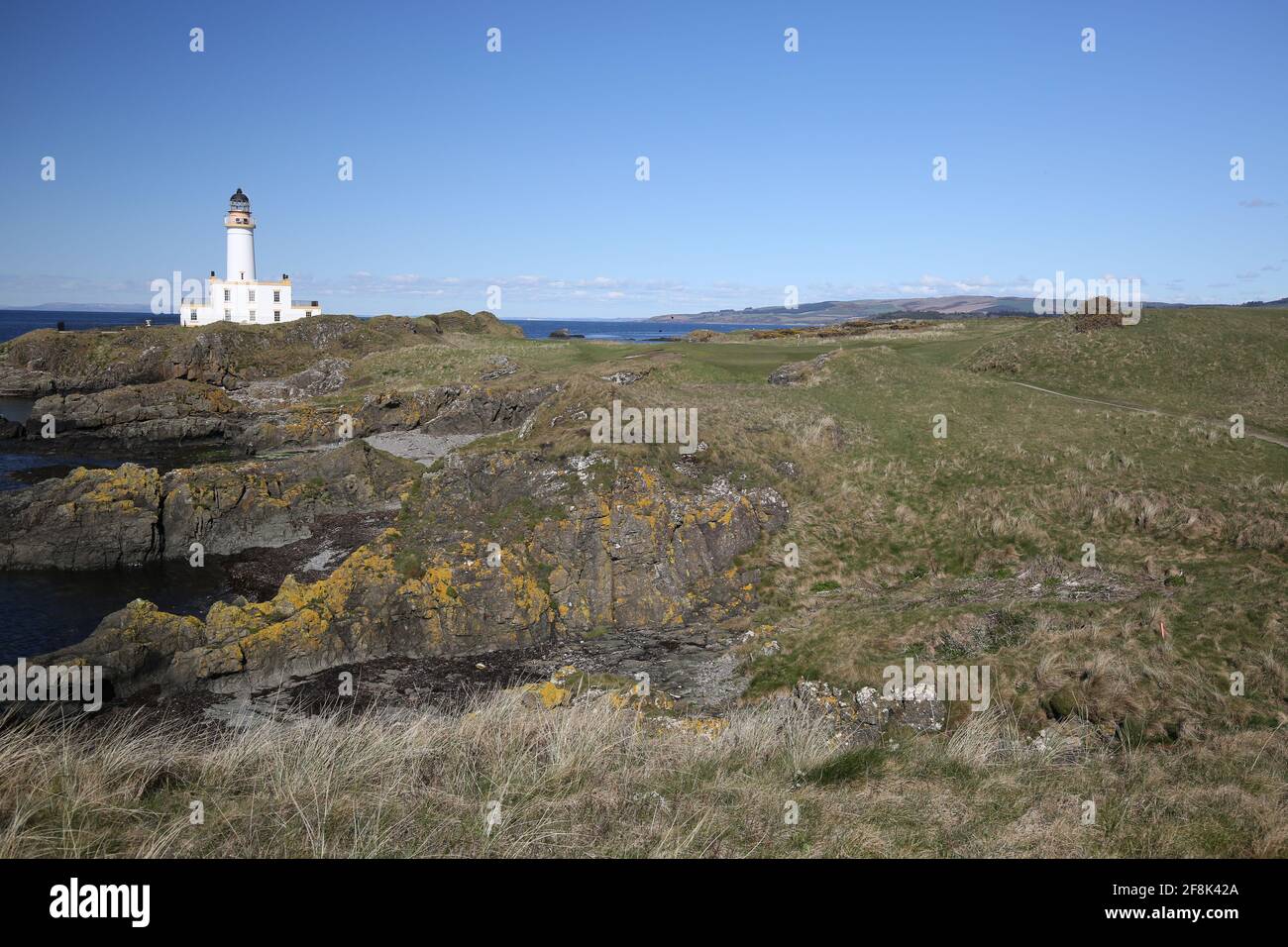 Scotland, Ayrshire Turnberry Ailsa Course 12 April 2021. The 9th Hole ...