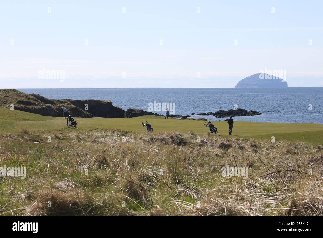 Scotland, Ayrshire Turnberry Ailsa Course 12 April 2021. The 9th Hole ...