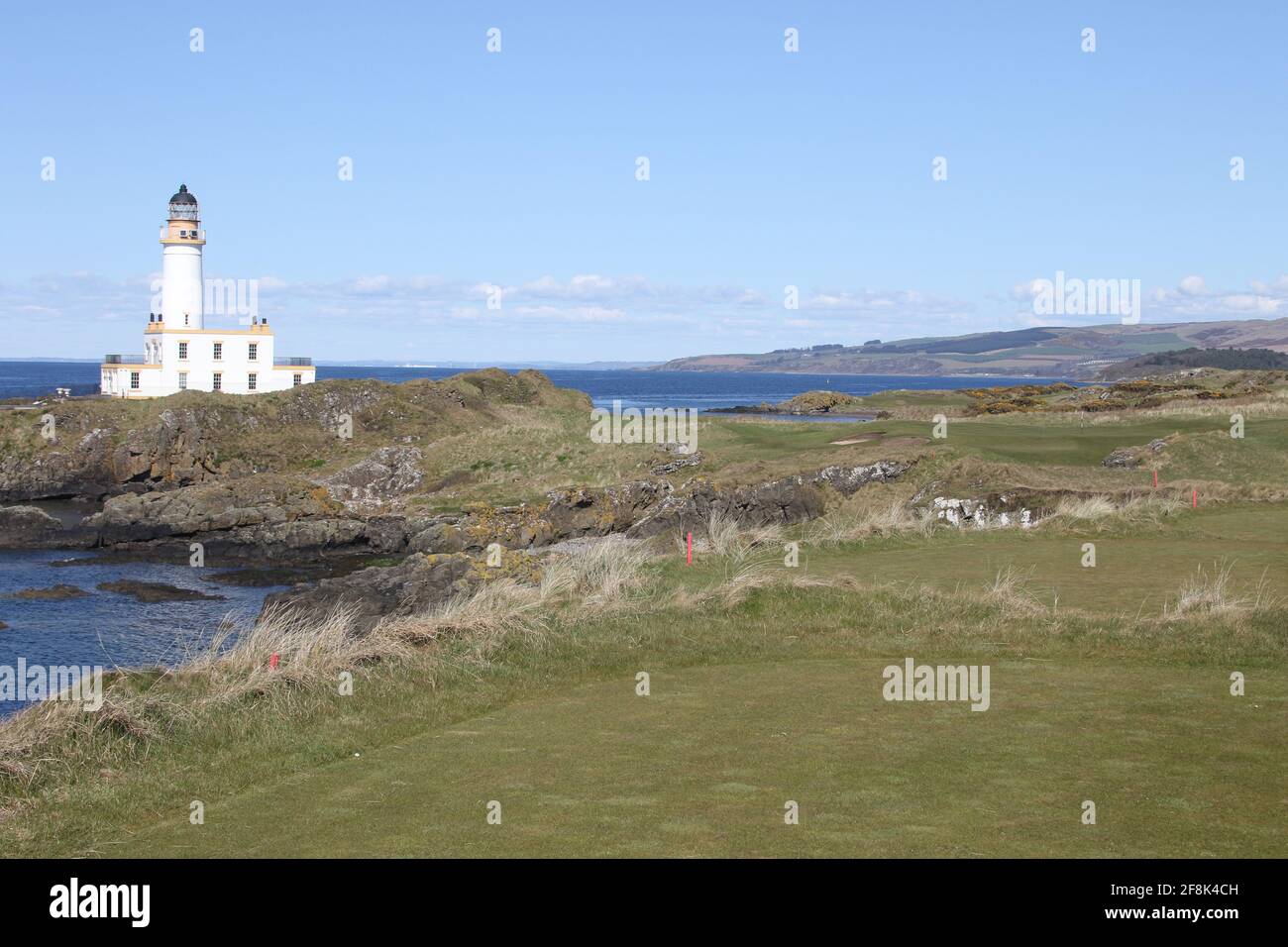 Scotland, Ayrshire Turnberry Ailsa Course 12 April 2021. The 9th Hole ...