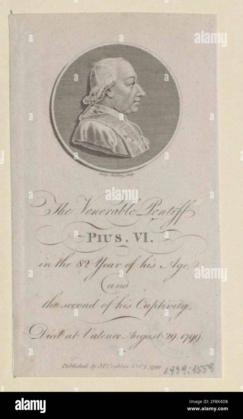 Pius VI., Pope Stock Photo - Alamy