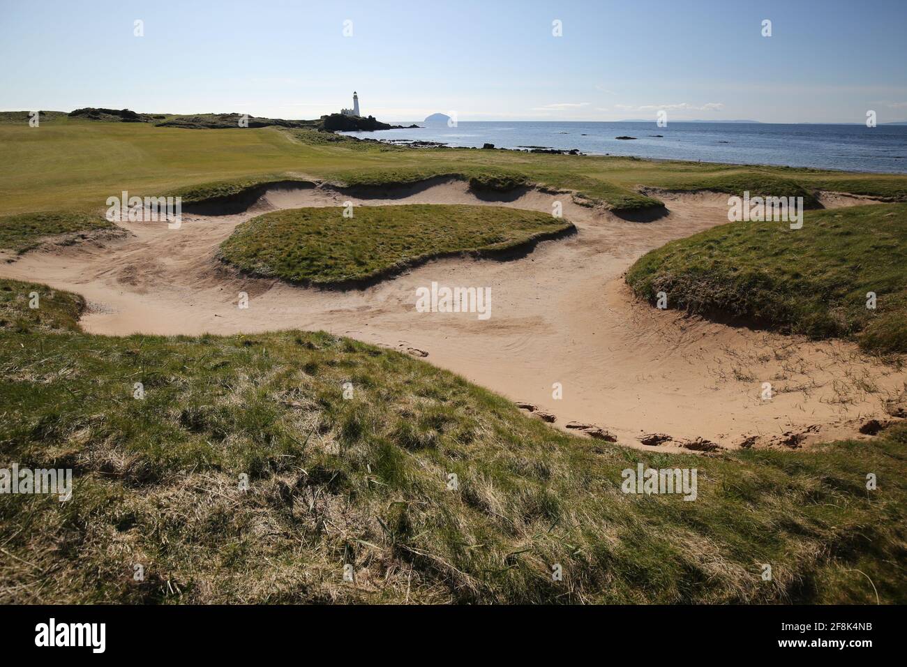 Scotland, Ayrshire Turnberry Golf Ailsa Course 12 April 2021. The 10th ...