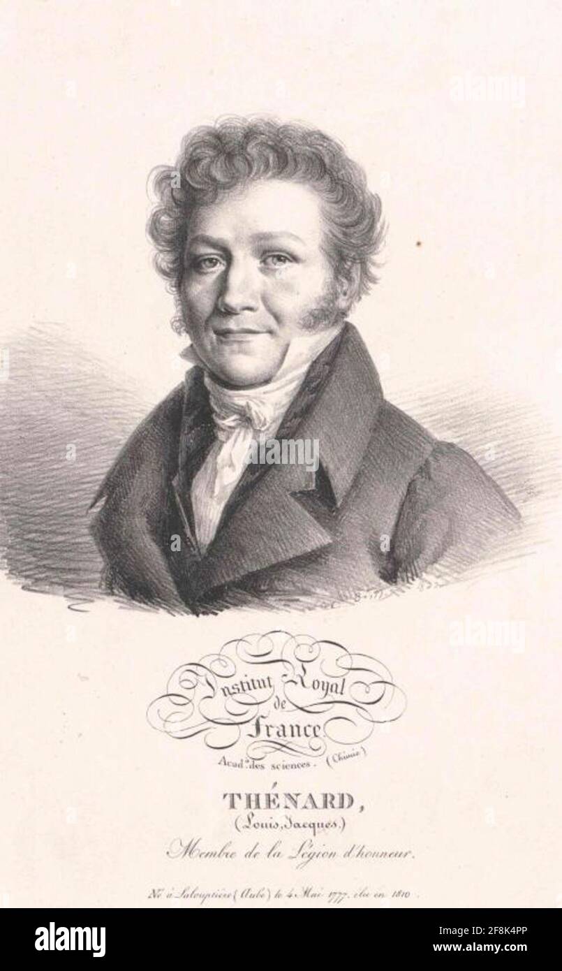 Thenard, Louis Jacques Baron de Stock Photo - Alamy
