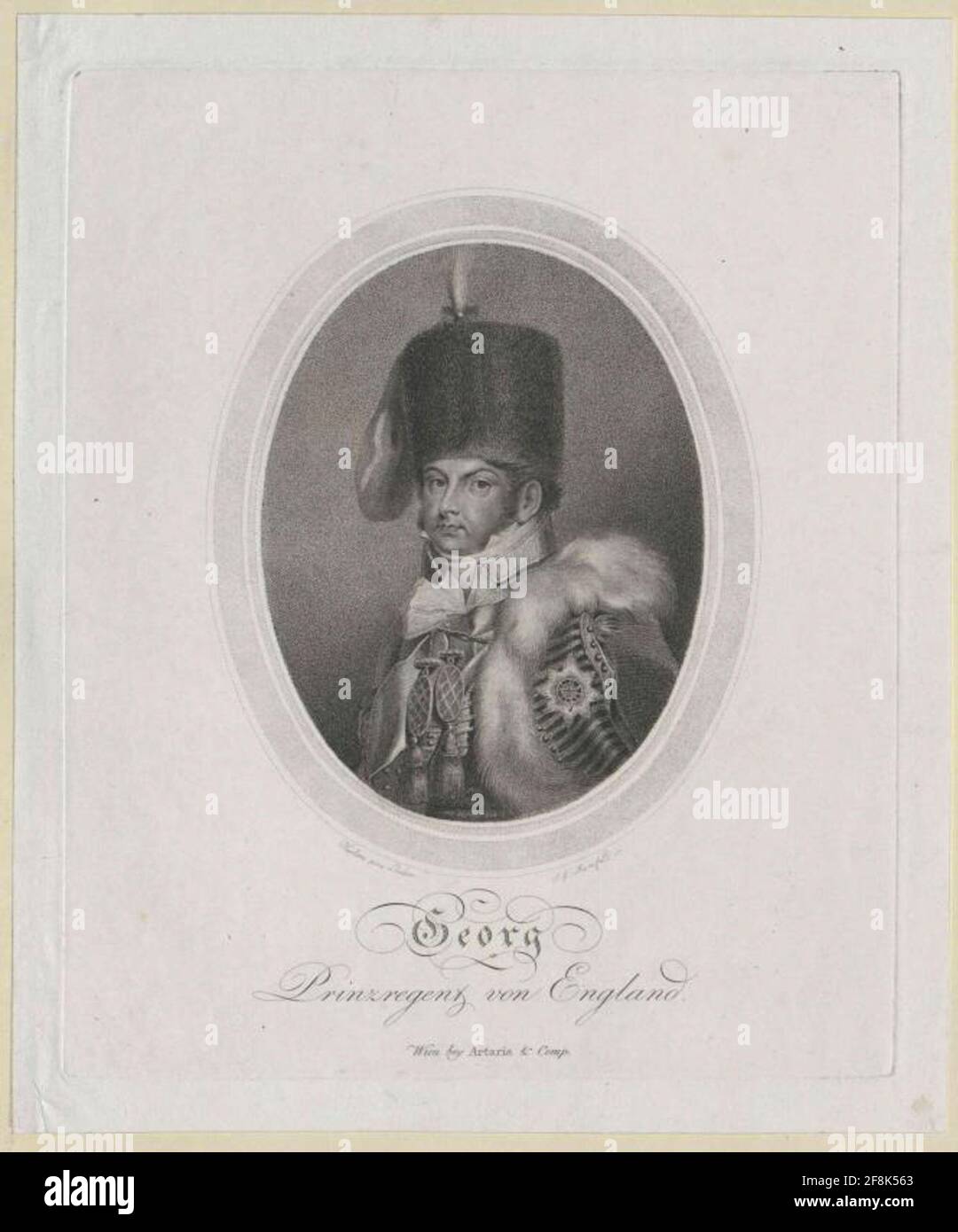 Georg IV., King of England Stock Photo - Alamy