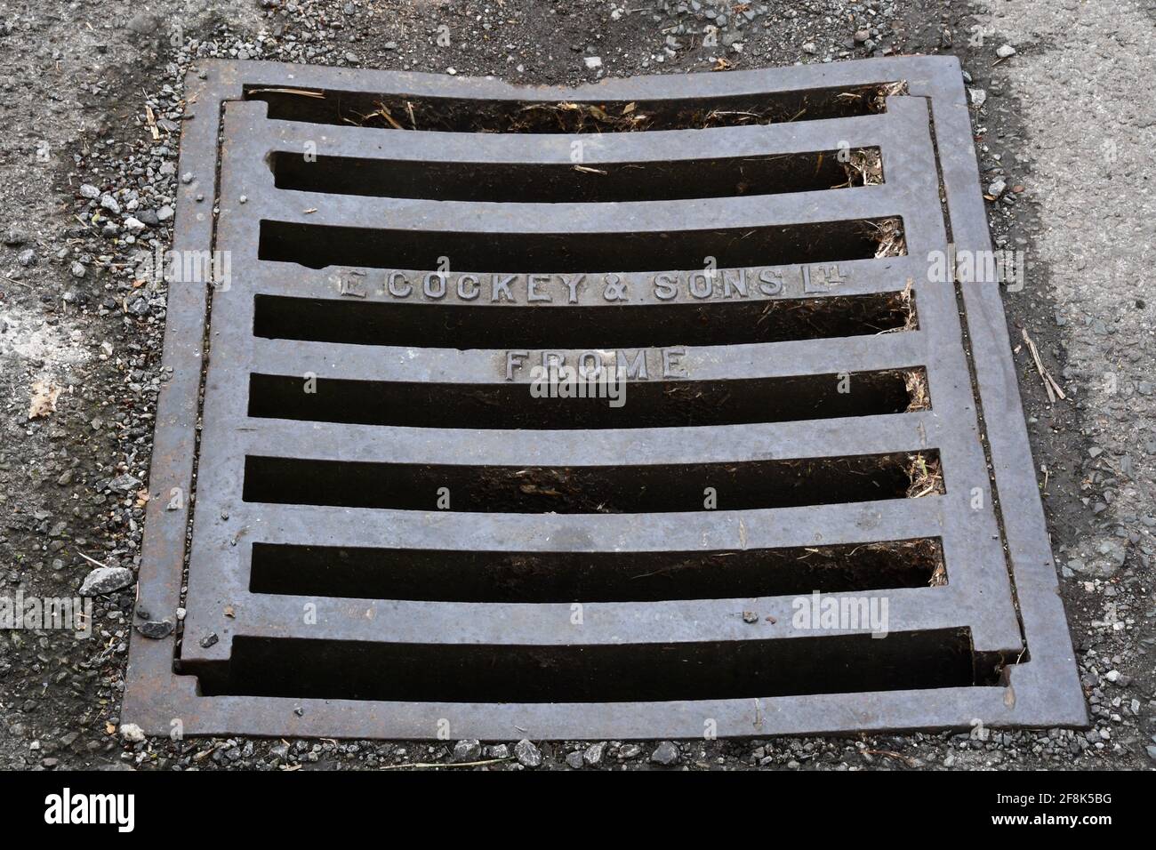 Iron drain cover hi-res stock photography and images - Alamy