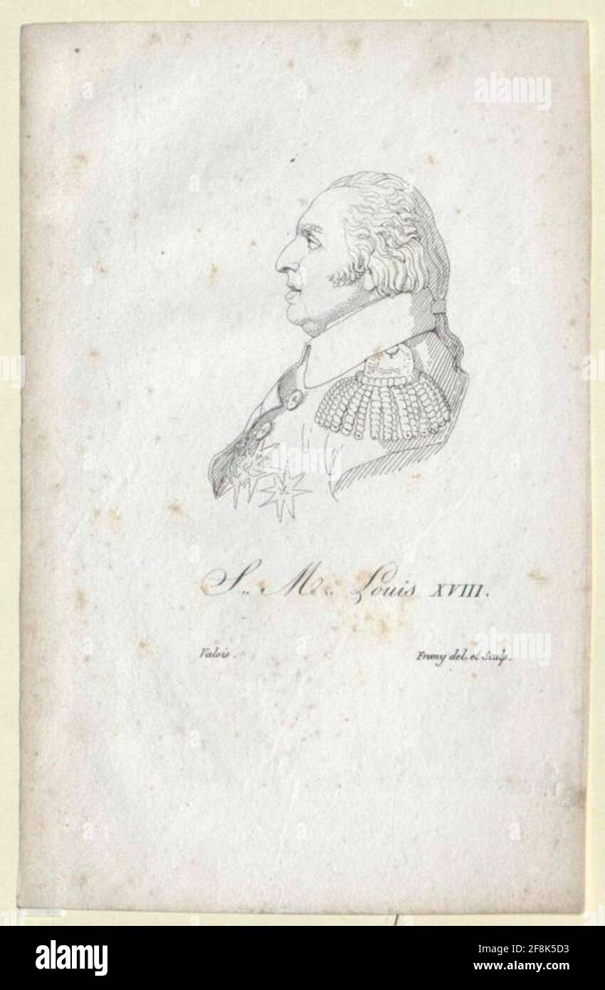 Ludwig Xviii., King of France Stock Photo - Alamy