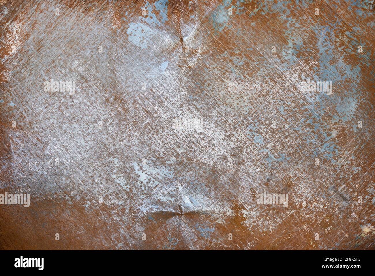 Oxidized rusty metal texture with scratches Stock Photo - Alamy