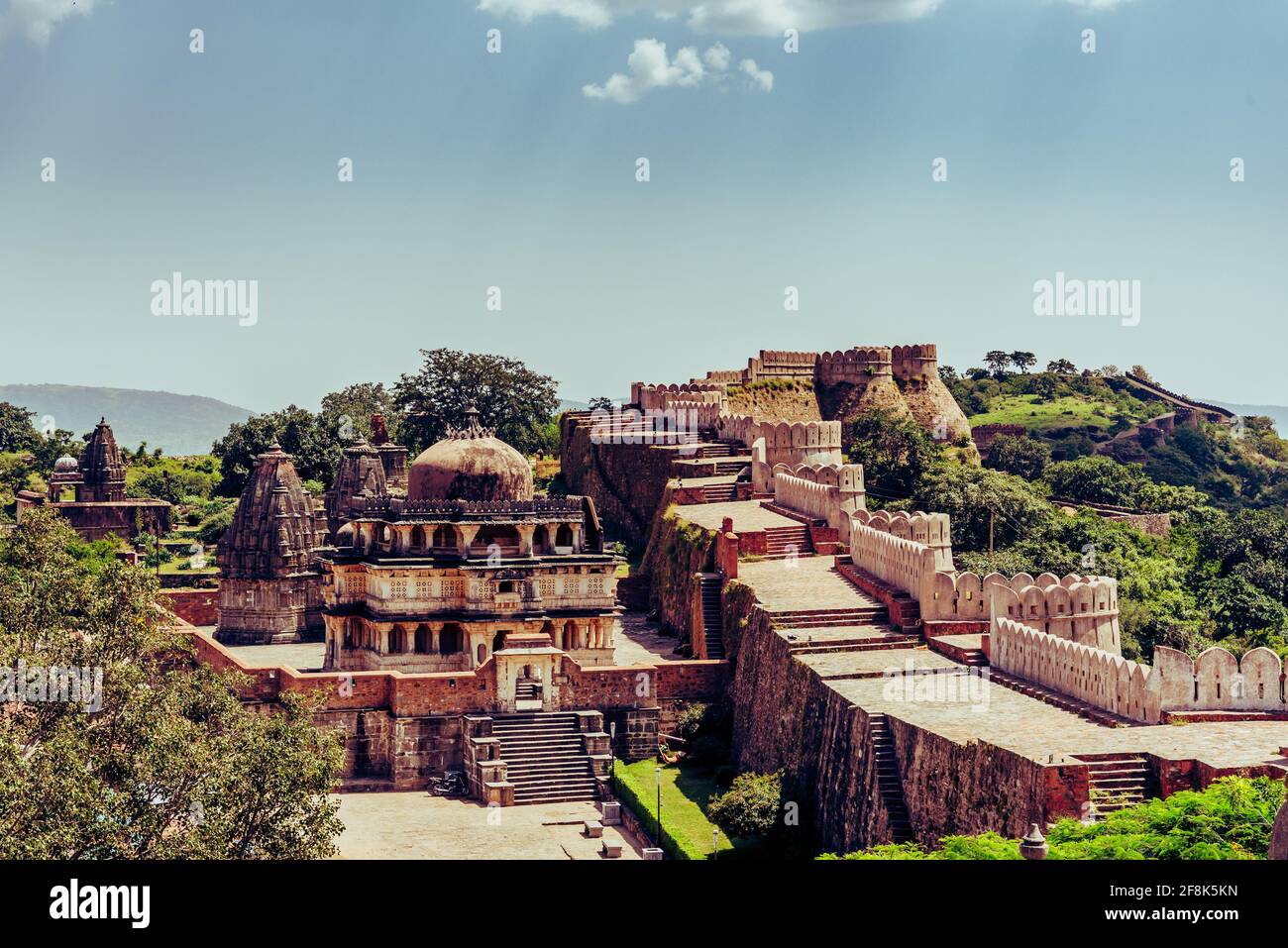 Kumbhalgarh fort is a Mewar fortress built on Aravalli Hills in 15th ...