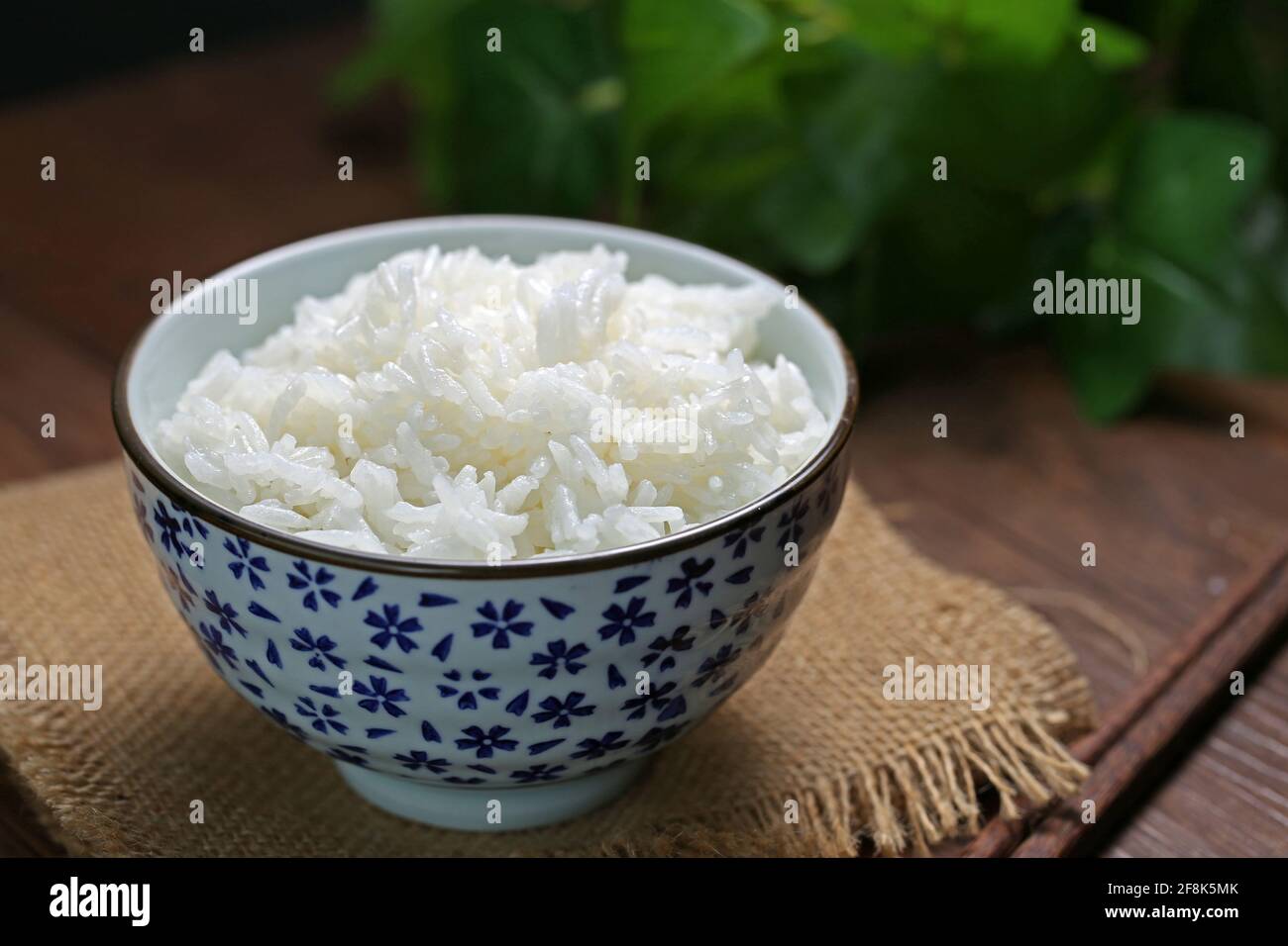 Rice in a bowl Stock Photo - Alamy