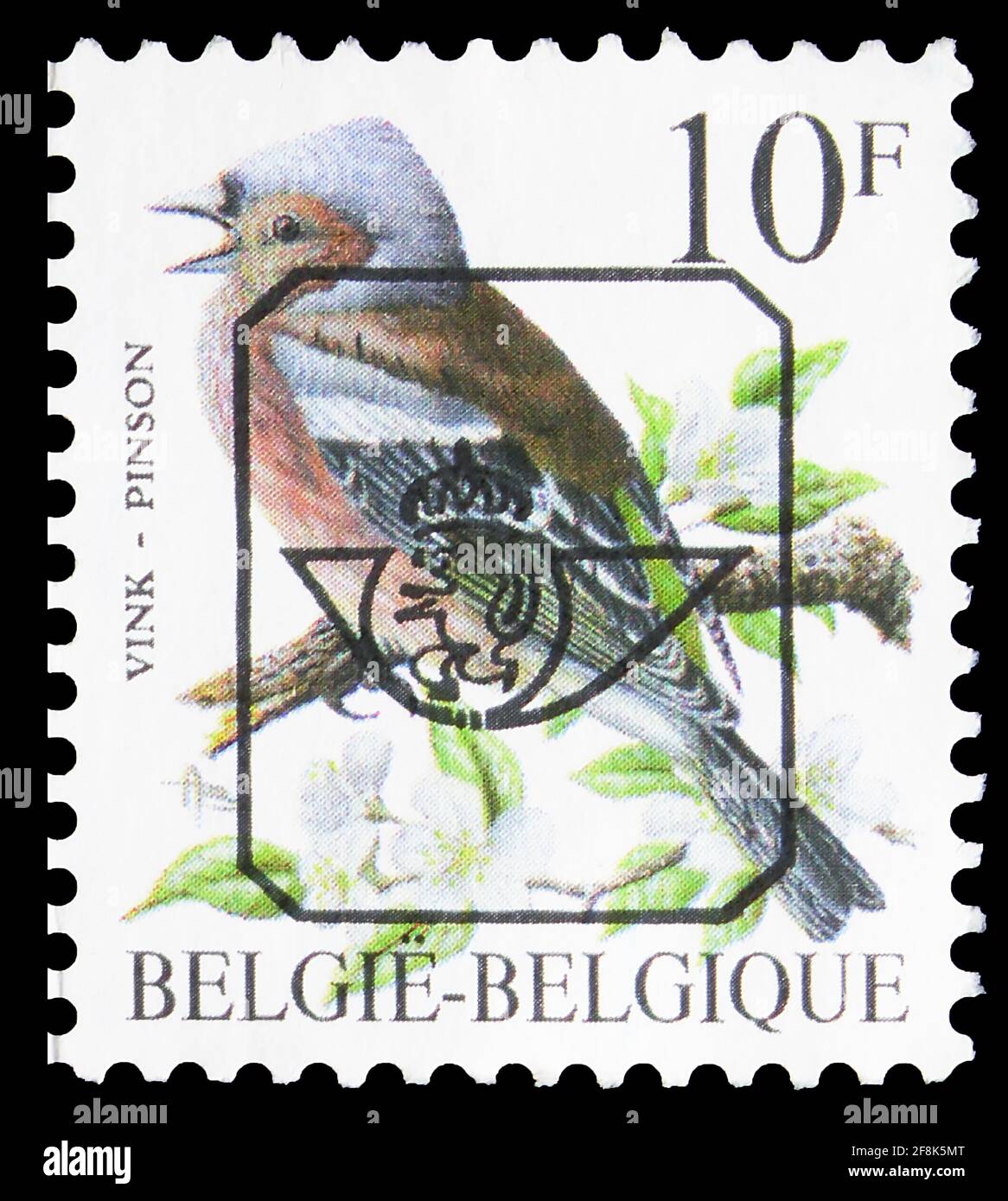 MOSCOW, RUSSIA - OCTOBER 7, 2019: Postage stamp printed in Belgium ...