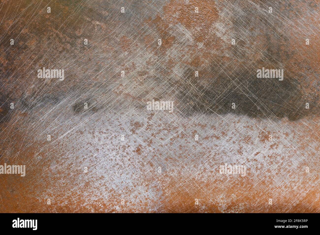 Oxidized rusty metal texture with scratches Stock Photo - Alamy