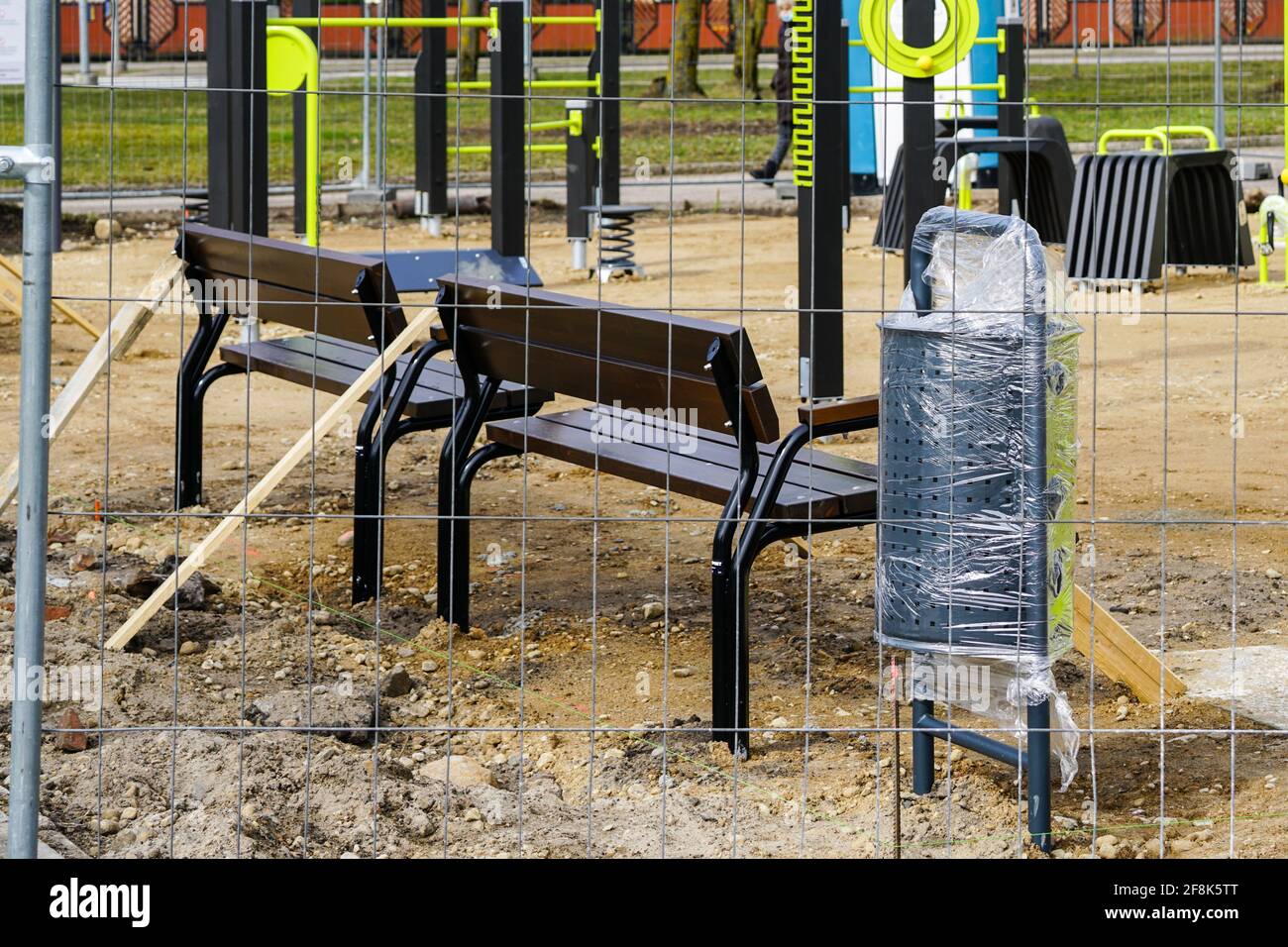 outdoor playground for children and young people, active recreation and ...