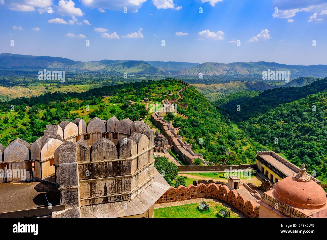 Kumbhalgarh Fort Is A Mewar Fortress Built On Aravalli Hills In 15th