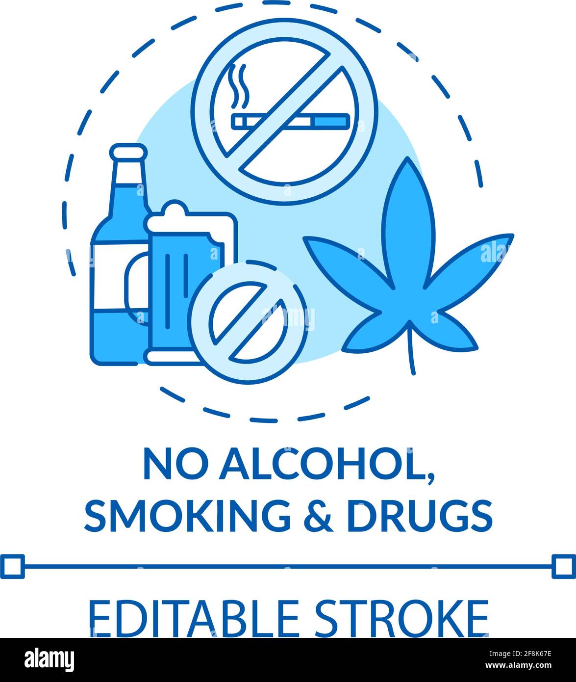 No smoking no alcohol no drugs hi-res stock photography and images - Alamy