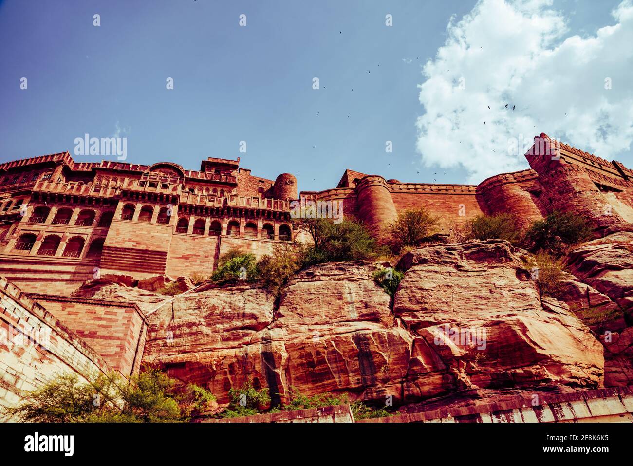 Mehrangarh Fort built around year 1460 by King Rao Jodha is one of the ...