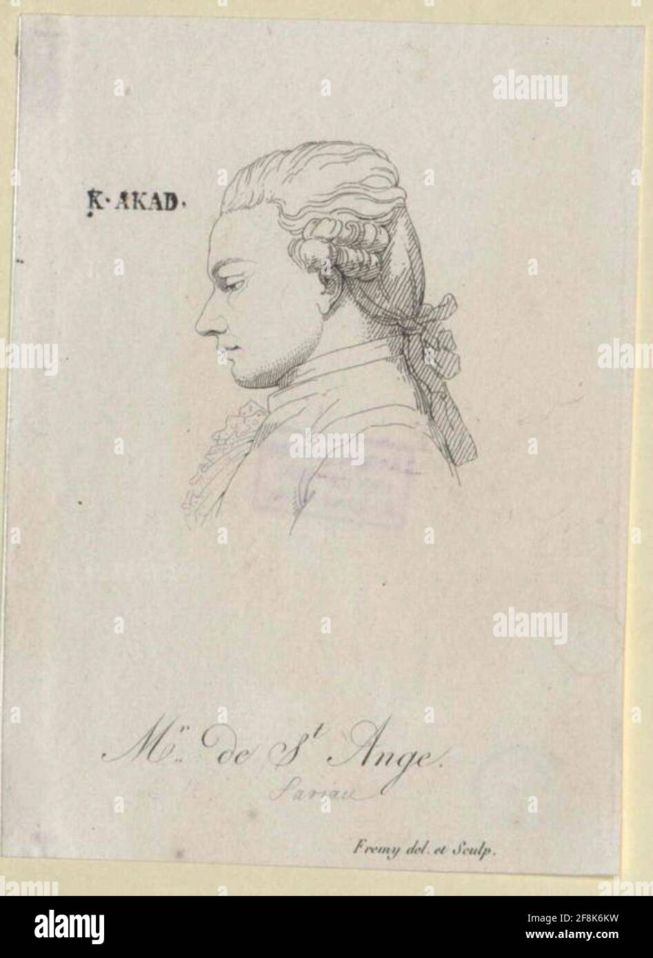 Saint-Ange, Angel Francois Farian de Stock Photo - Alamy