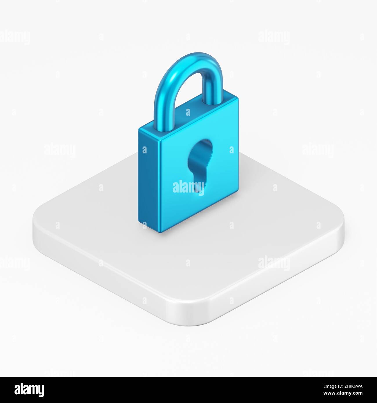 Lock key icon isometric hi-res stock photography and images - Alamy