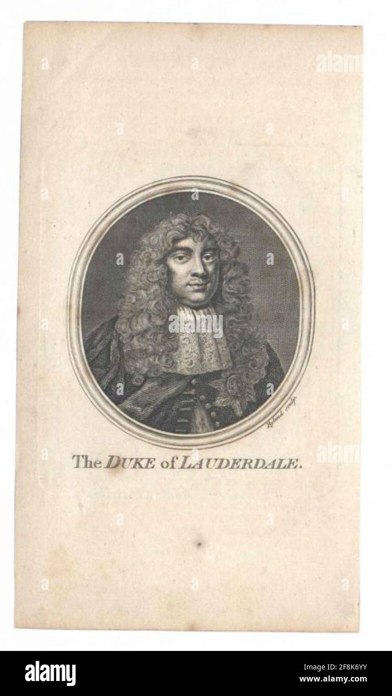 Maitland, 1. Duke und 2. Earl of Lauderdale, John Stock Photo - Alamy