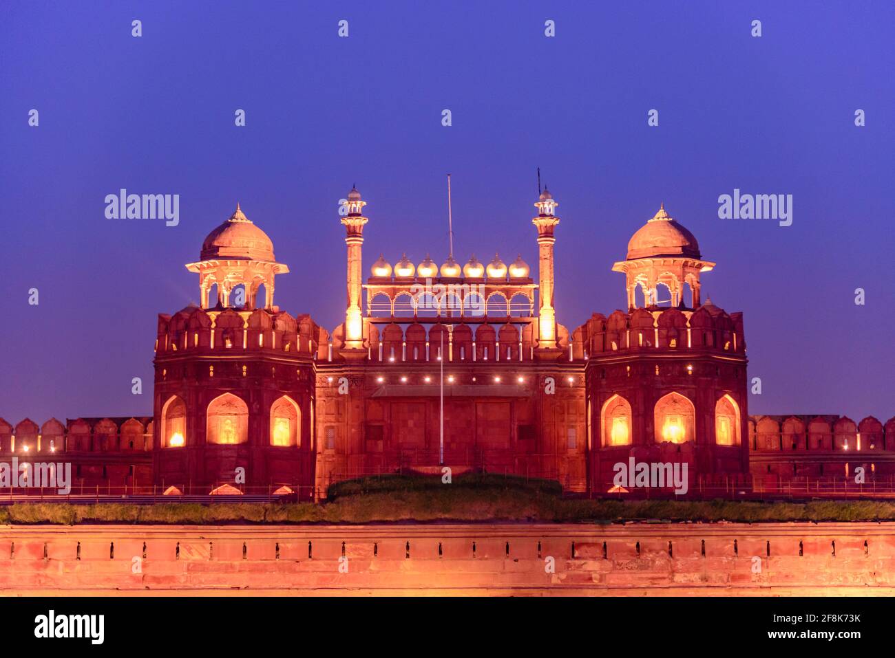 Red Fort is a historic fort UNESCO world Heritage Site at Delhi Stock ...