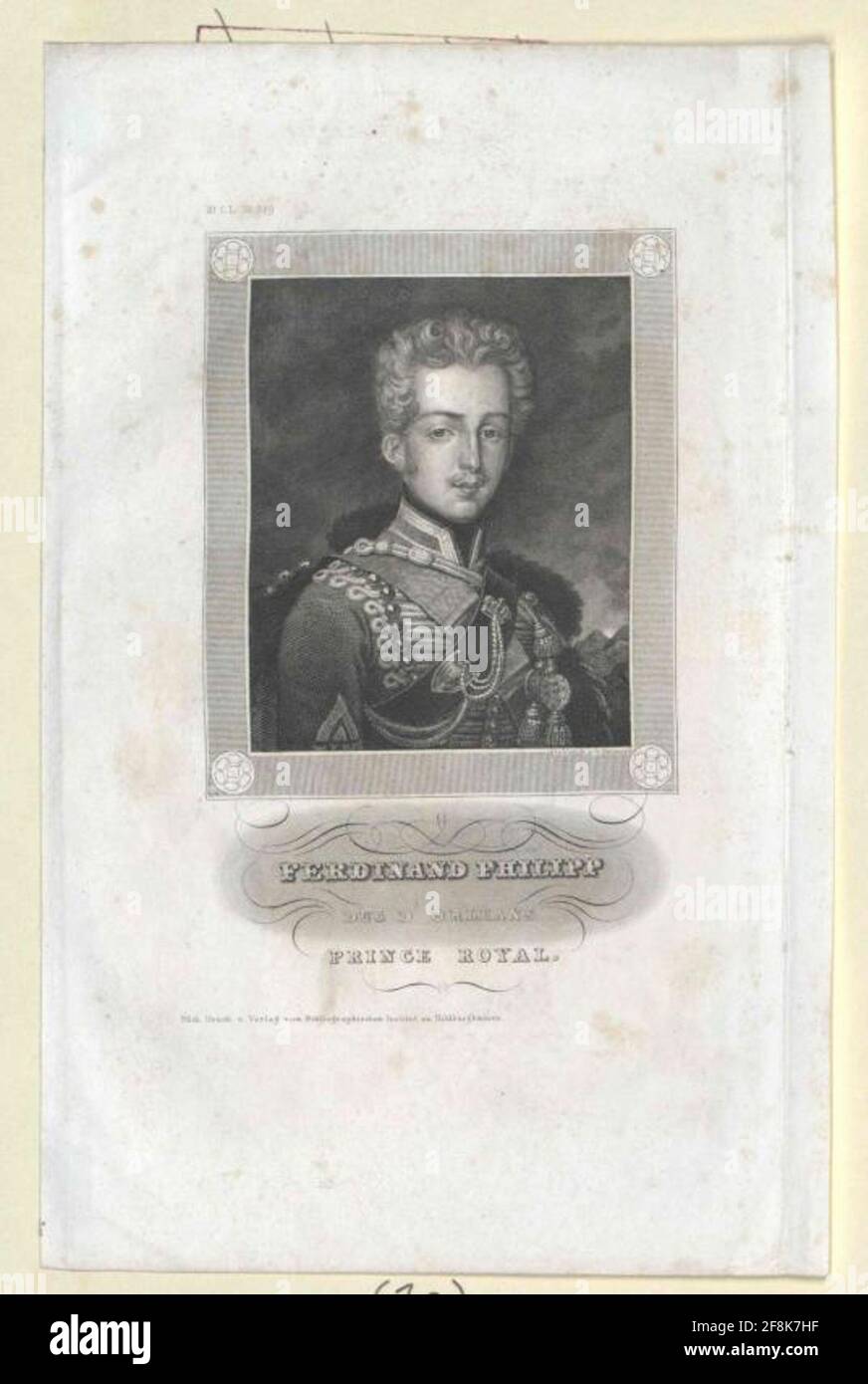 Ferdinand, Duke of Orléans Stock Photo - Alamy