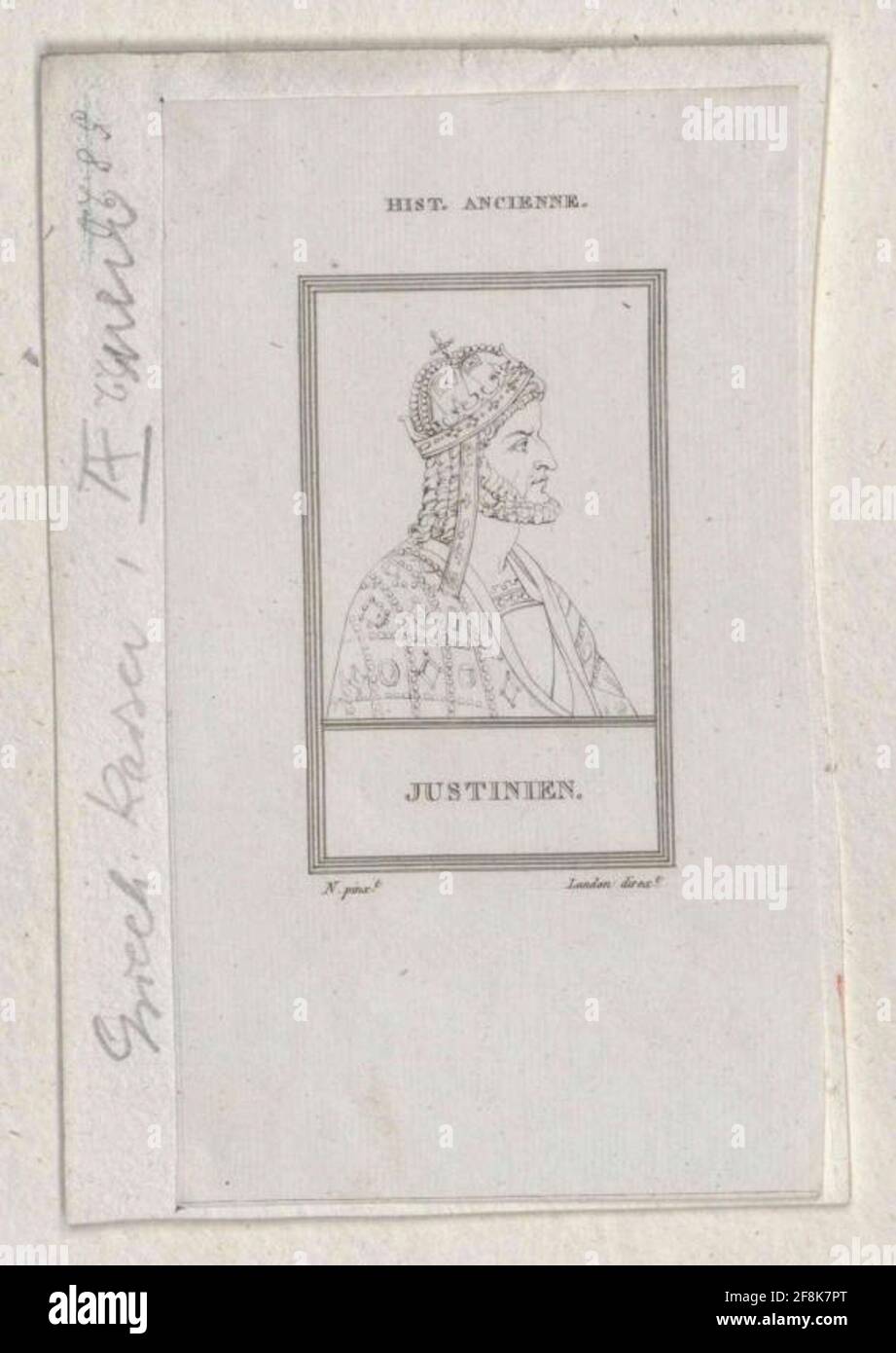 Justinian I, Kaiser of Byzantium Stock Photo - Alamy
