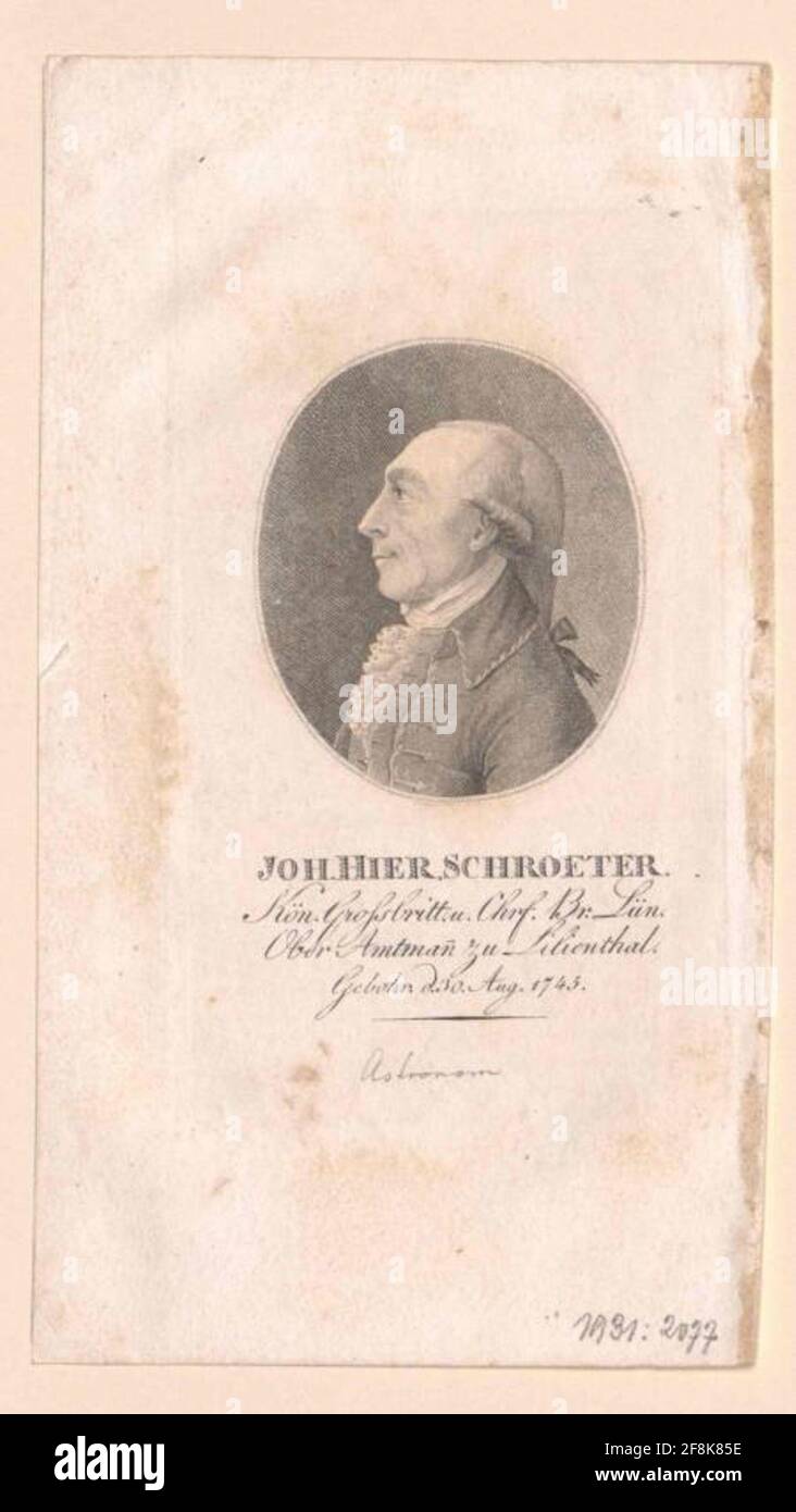 Johann schroter hi-res stock photography and images - Alamy