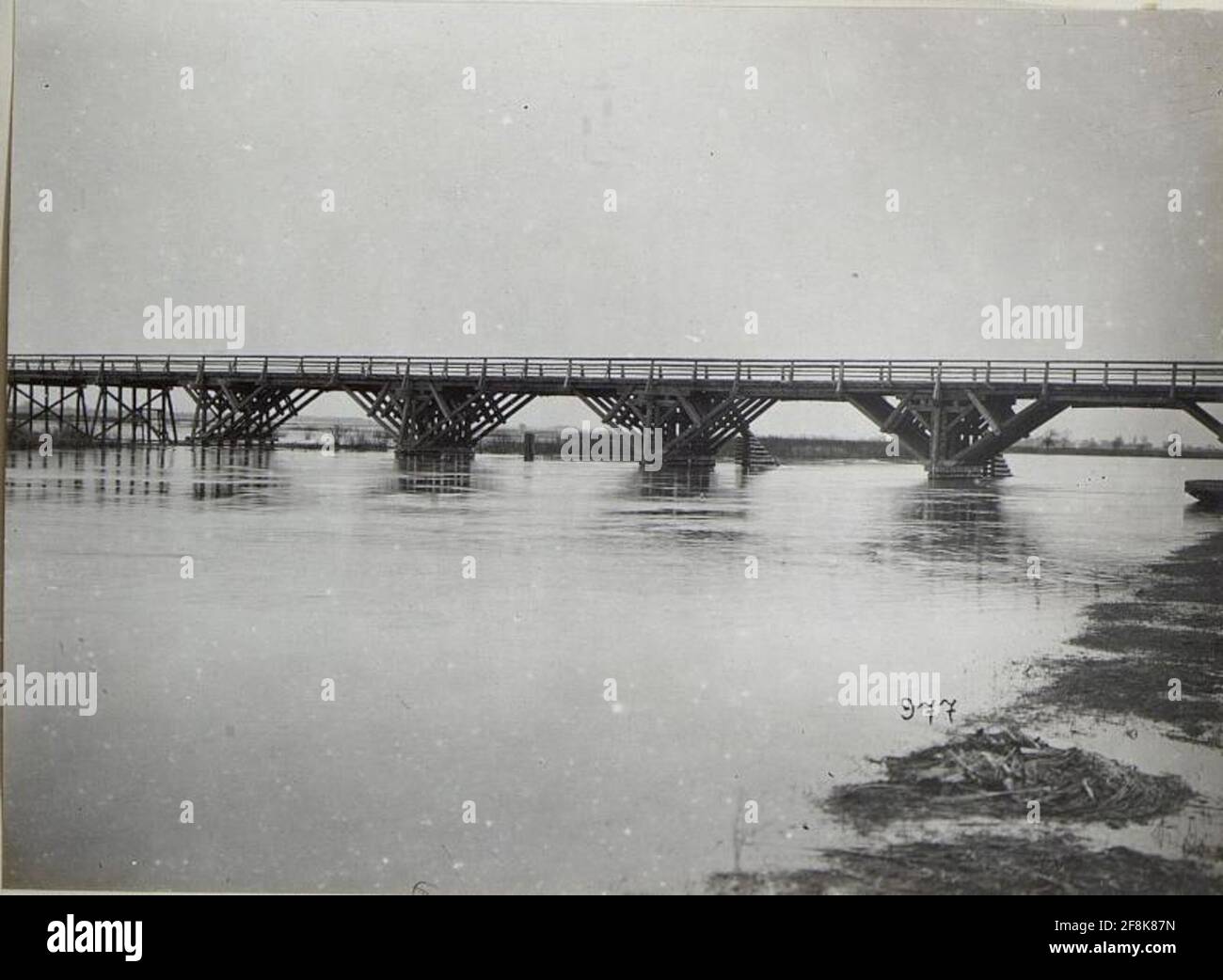 Opening of the Linsingen bridge, probably near Kowel Stock Photo - Alamy