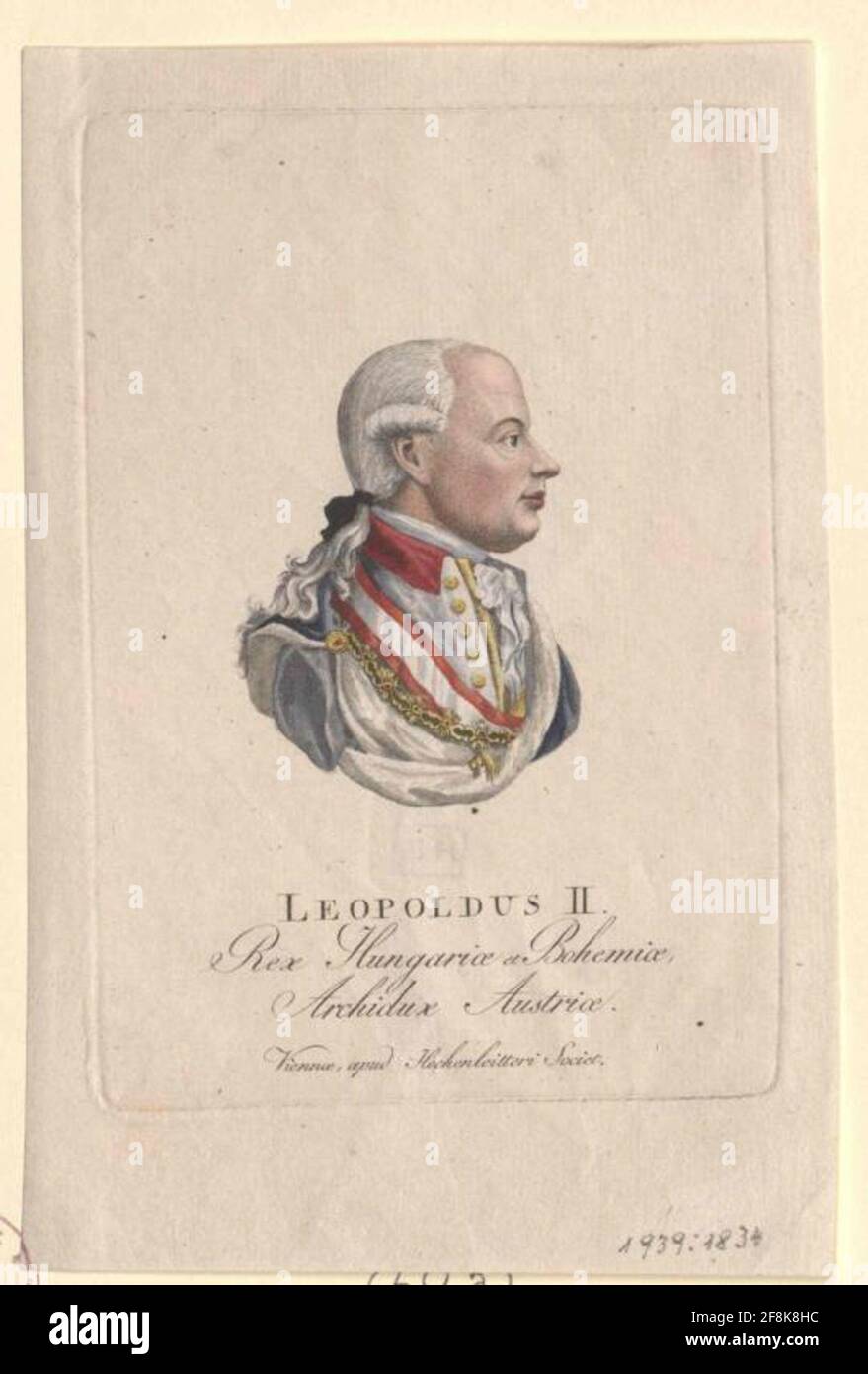 Leopold II., Roman-German Emperor Stock Photo - Alamy