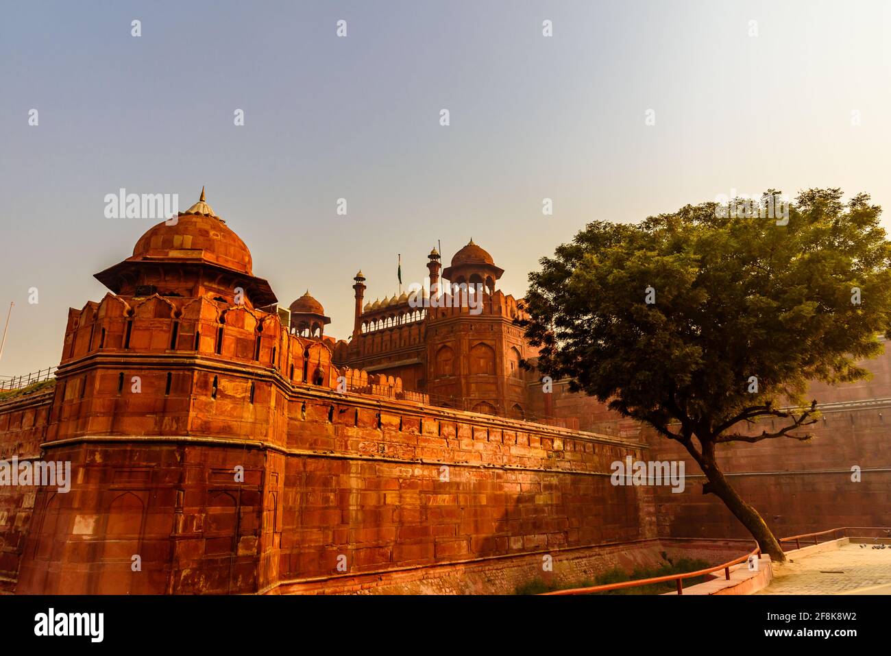 Red Fort is a historic fort UNESCO world Heritage Site at Delhi Stock ...