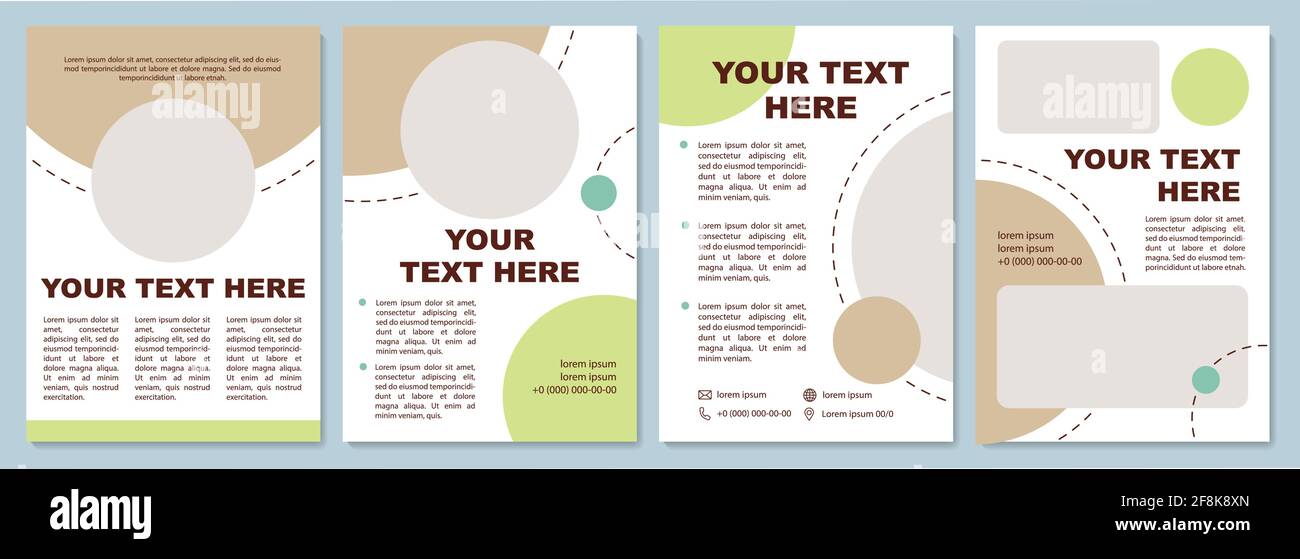 SImple presentation brochure template Stock Vector Image & Art - Alamy