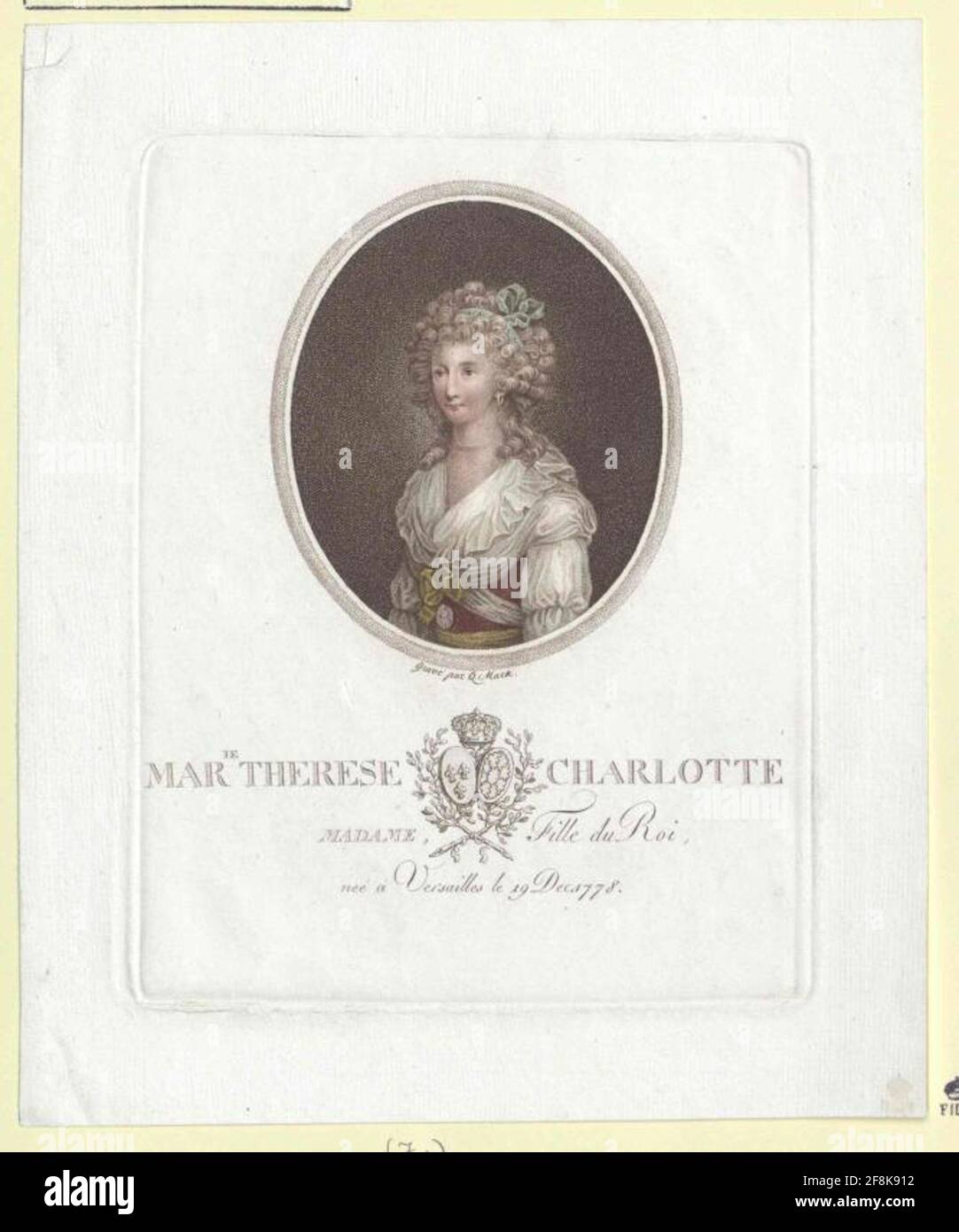 Marie Therese, Princess of France Stock Photo - Alamy