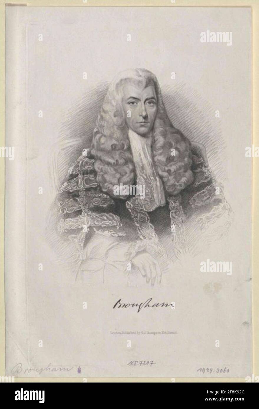 Lord brougham and vaux hi-res stock photography and images - Alamy