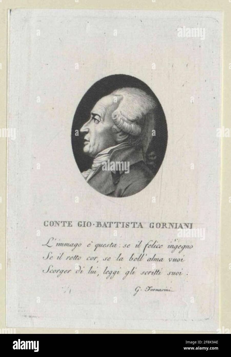 Corniani, Giovanni Battista Conte Stock Photo - Alamy