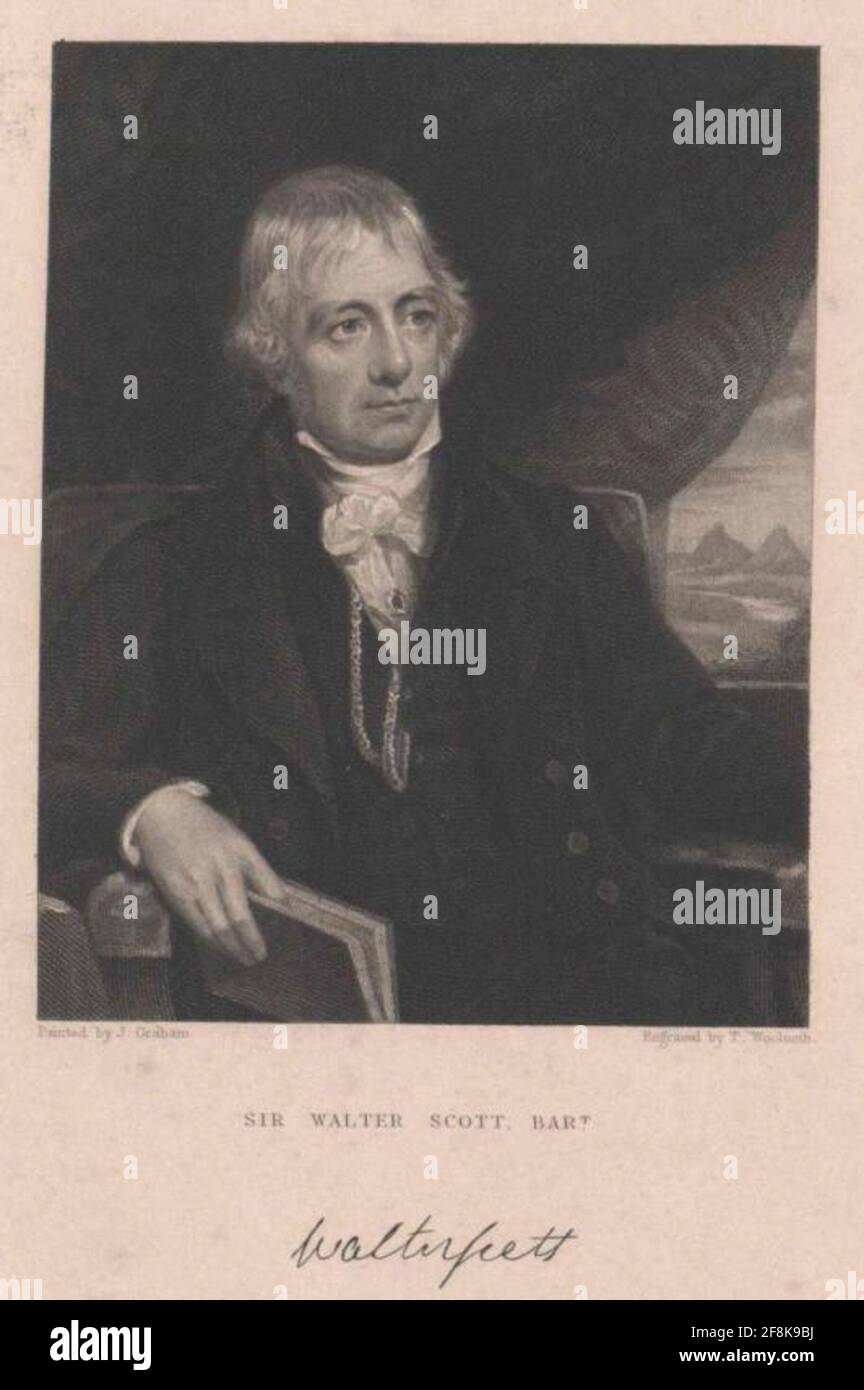 Scott, Sir Walter Stock Photo - Alamy