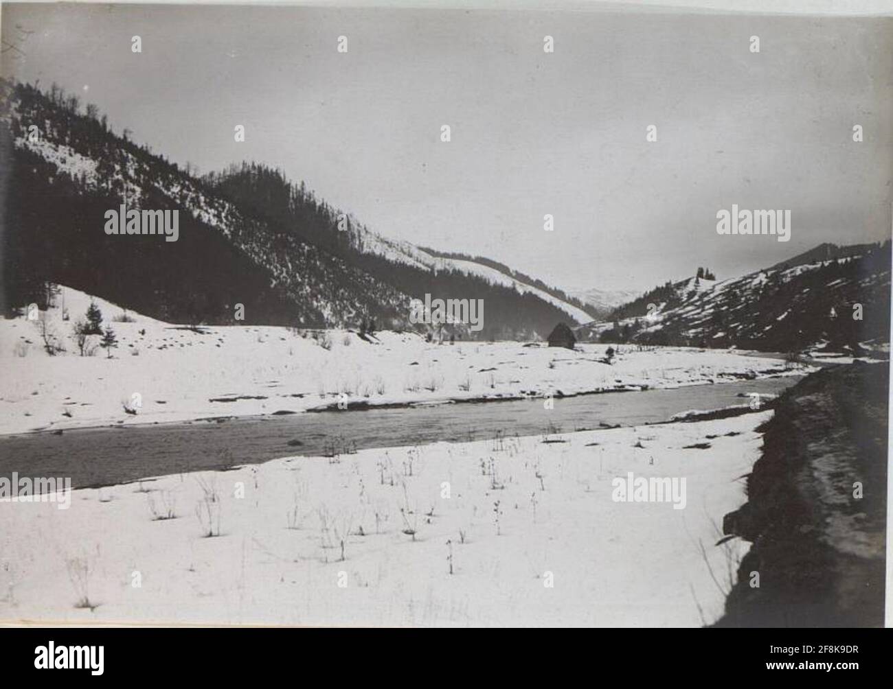 Makowka, view of the Holowczankatal south of Tuchla Stock Photo - Alamy