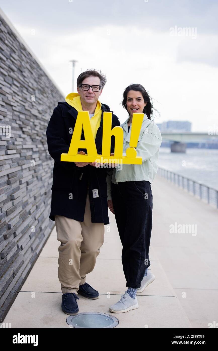 Cologne, Germany. 14th Apr, 2021. Clarissa Correa da Silva and Ralph ...