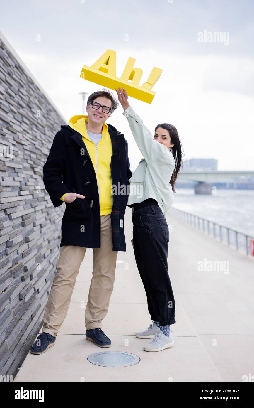 Cologne, Germany. 14th Apr, 2021. Clarissa Correa da Silva and Ralph ...