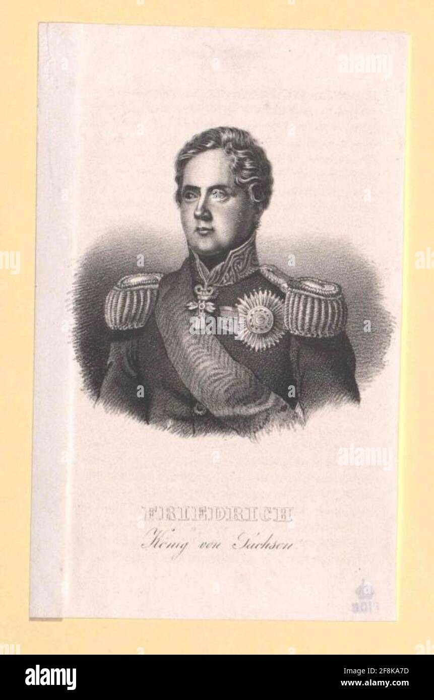 Friedrich August II, King of Saxony Stock Photo - Alamy