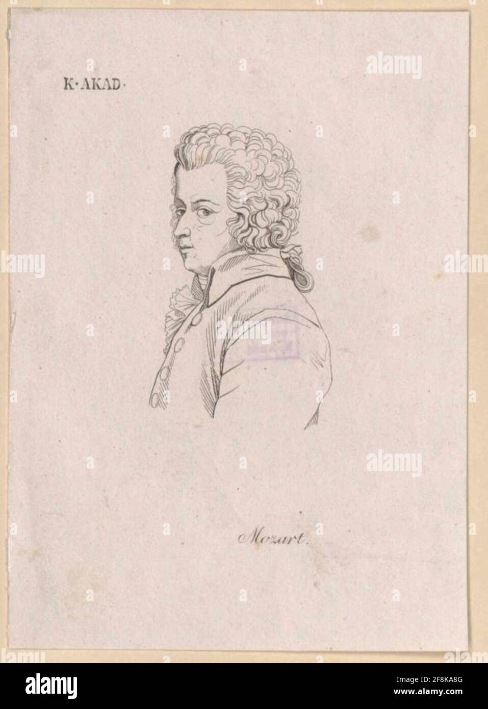 Mozart, Wolfgang Amadeus Portrait Wolfgang Amadeus Mozart (1756-1791 ...