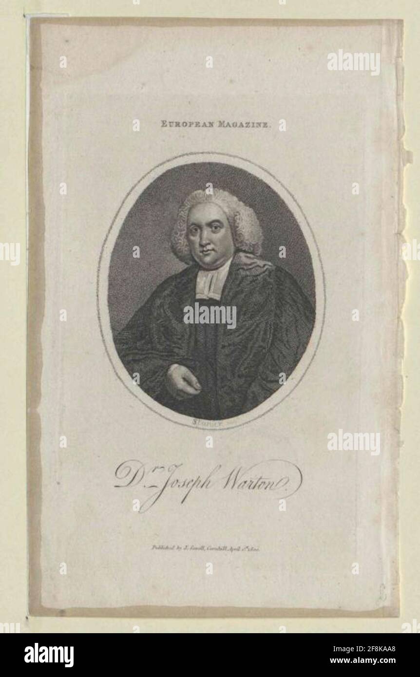 Joseph warton hi-res stock photography and images - Alamy