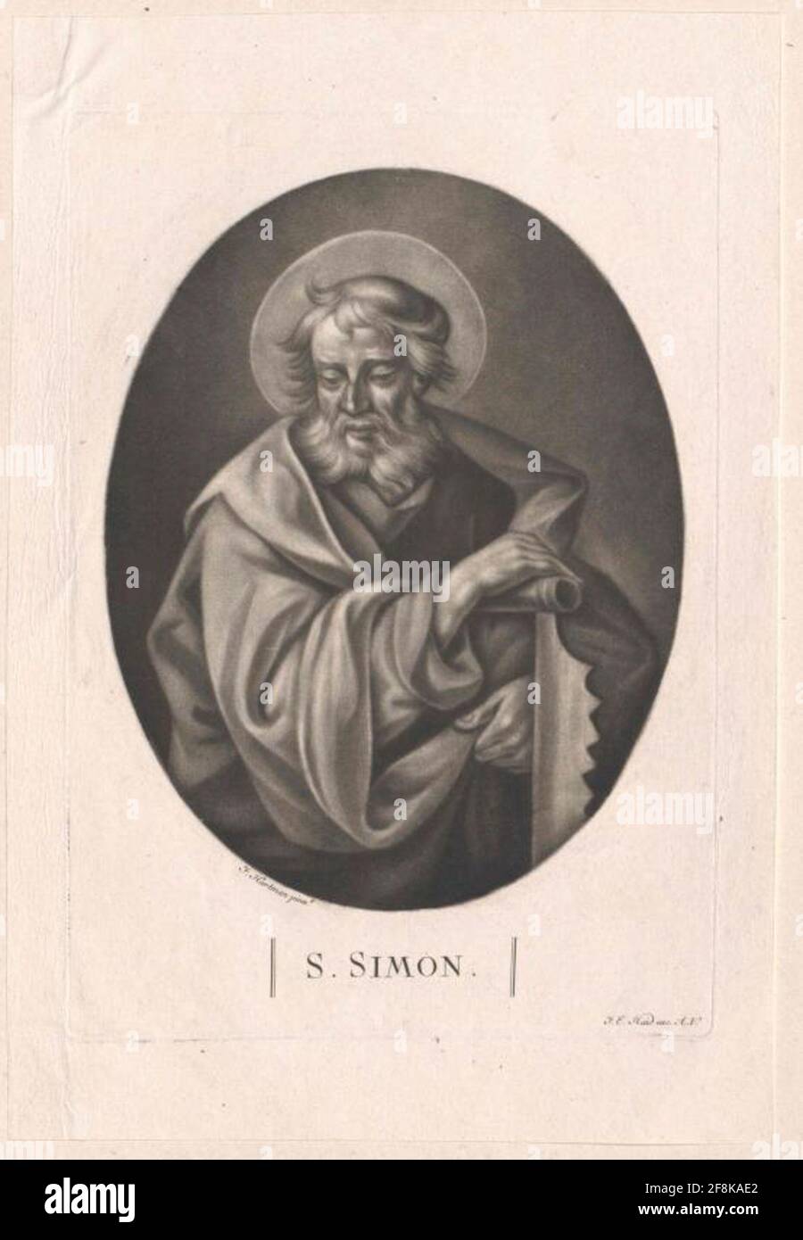 Simon, Holy Apostle Stock Photo - Alamy