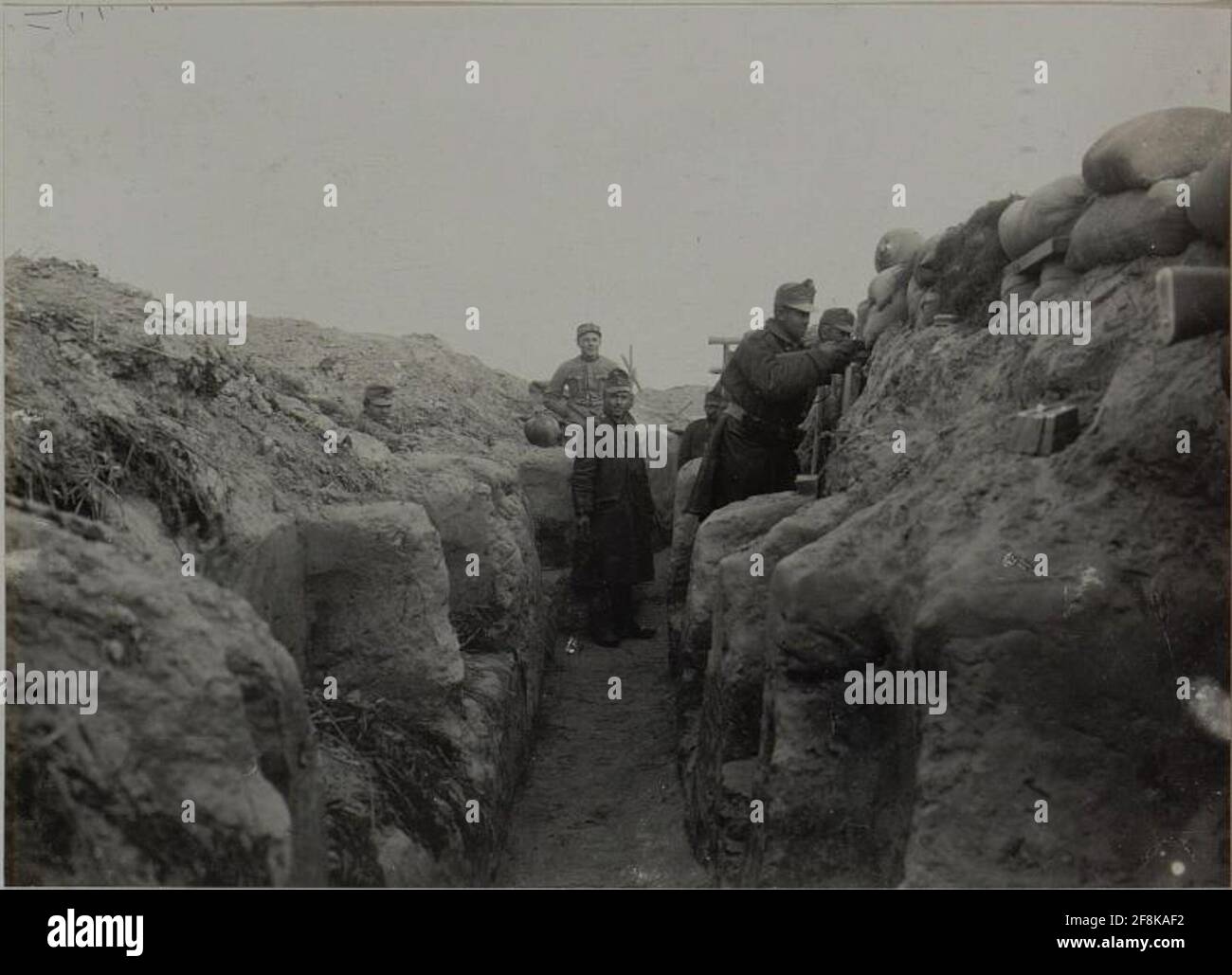 Infantry Regiment 59 in position at the Putilowka, taken on October 21 ...