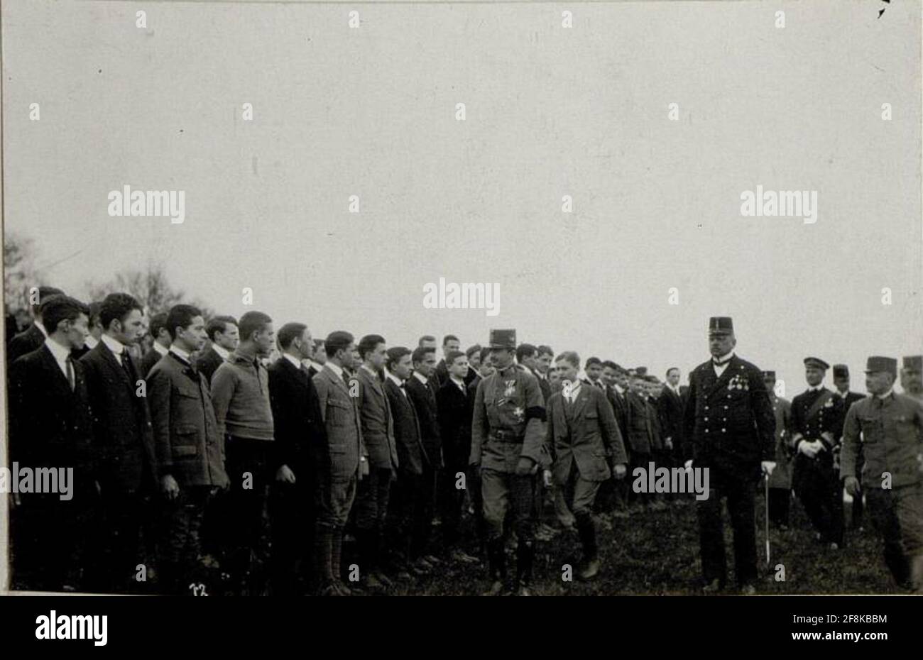 Emperor Charles I at Jung Austria at the Red Mountain in Ober St. Veit ...