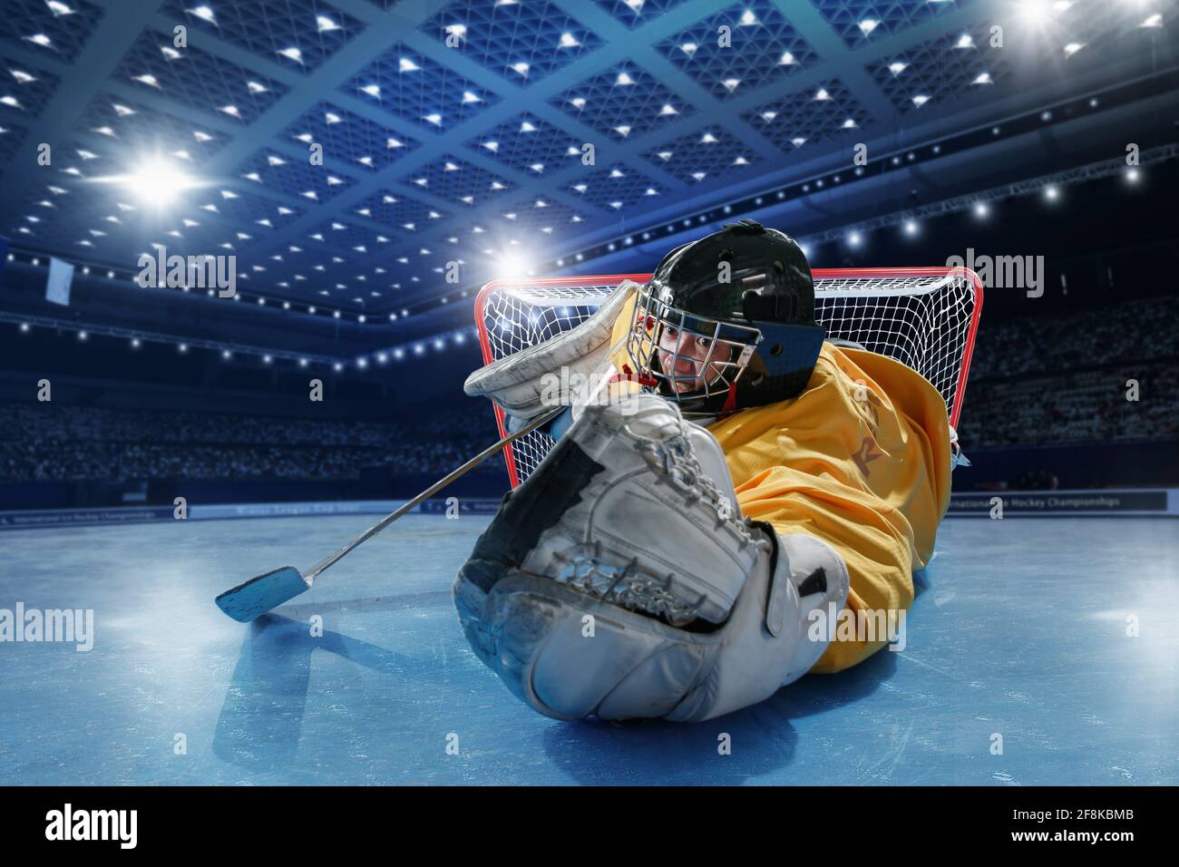 Hockey Goalie Padding High Resolution Stock Photography and Images - Alamy