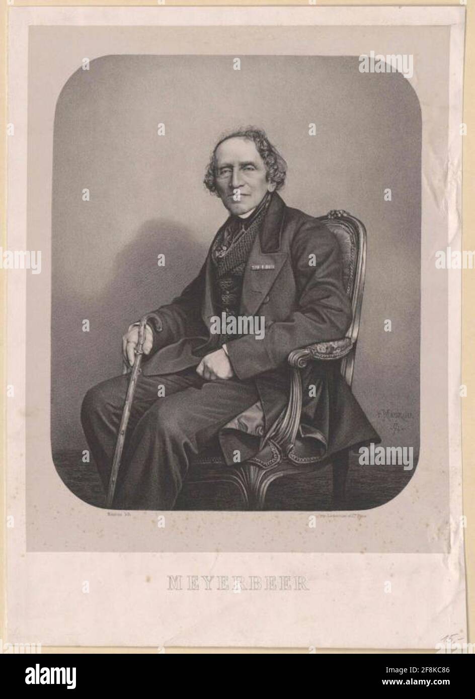 Meyerbeer, Giacomo Stock Photo - Alamy