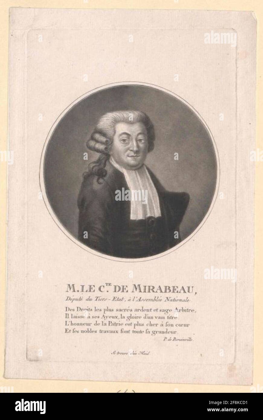 Count mirabeau hi-res stock photography and images - Alamy
