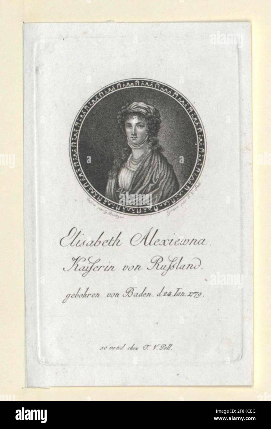 Luise, Princess of Baden Stock Photo - Alamy