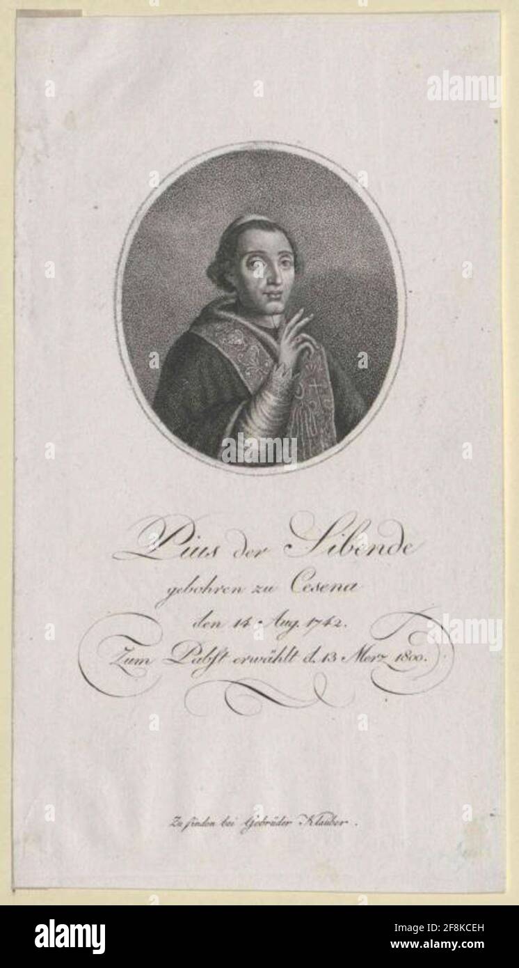 Pius VII., Pope Stock Photo - Alamy