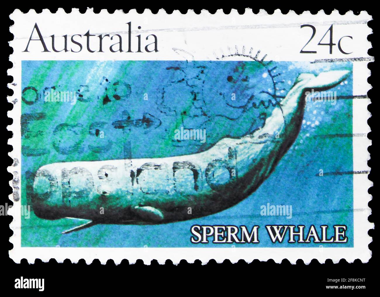 MOSCOW, RUSSIA - OCTOBER 7, 2019: Postage stamp printed in Australia ...