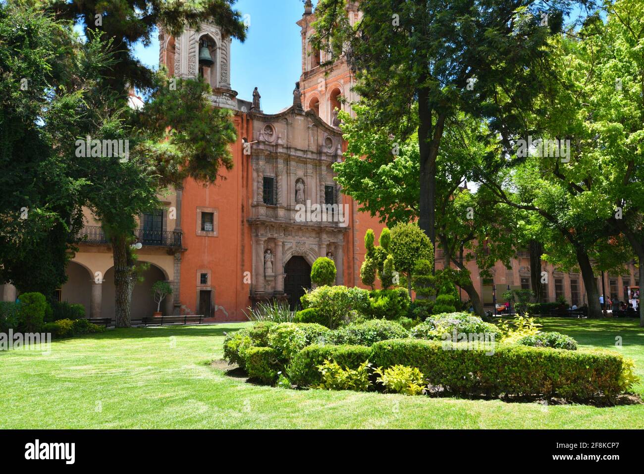 Scenic view of the Baroque style Templo de San Francisco in San Luis ...
