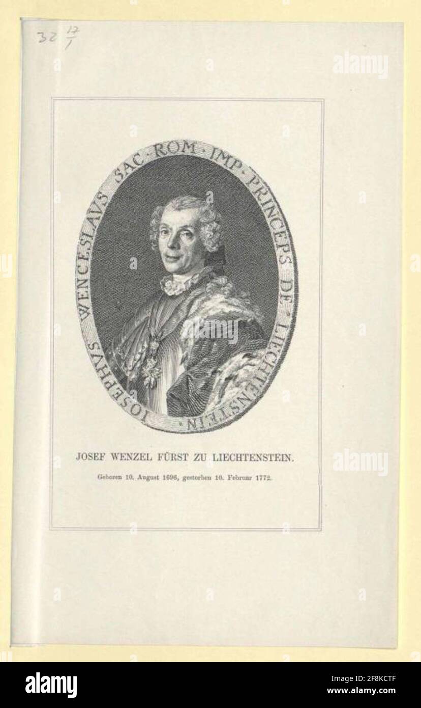 Prince wenzel liechtenstein hi-res stock photography and images - Alamy